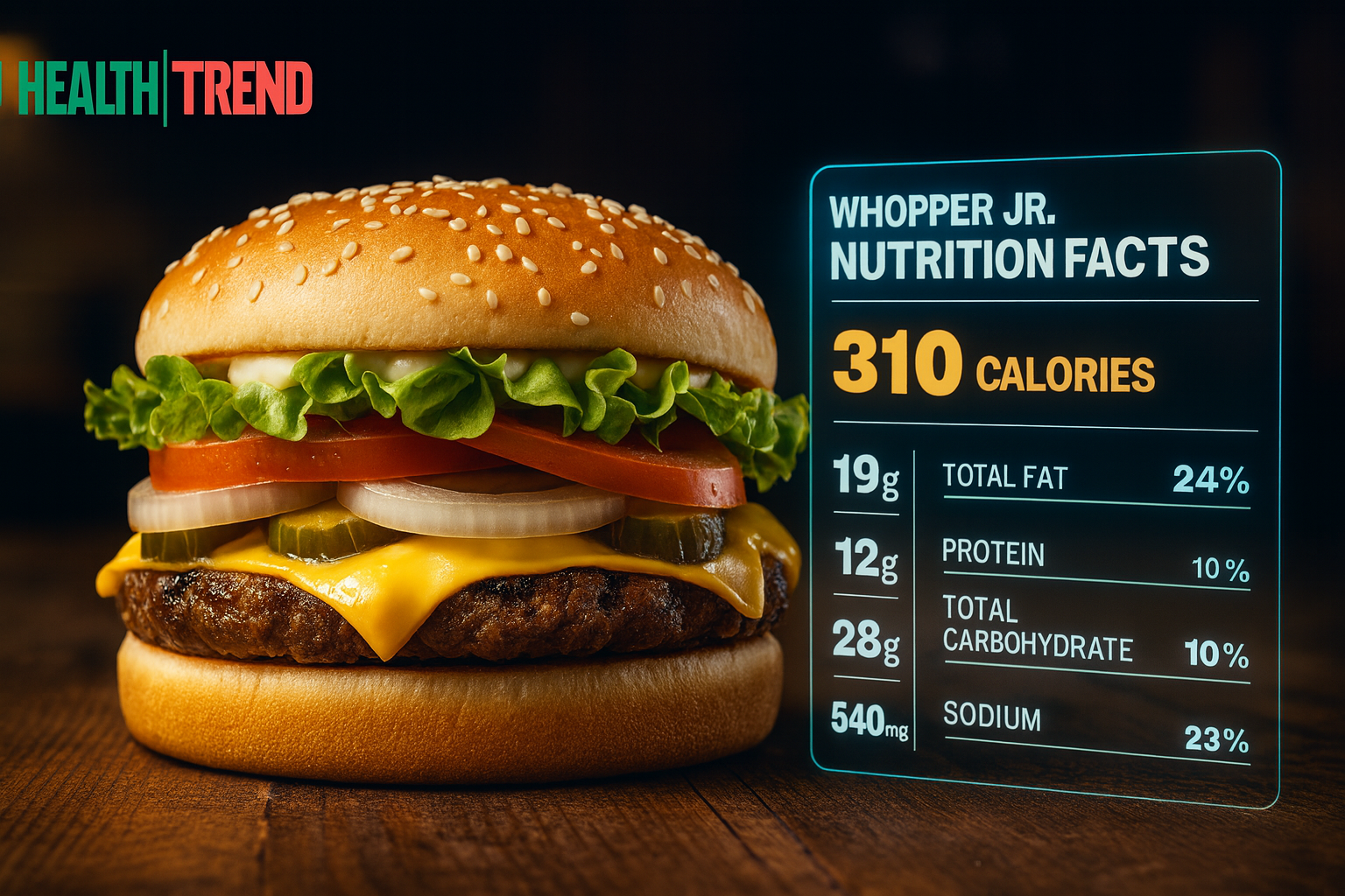 SHOCKING Whopper Jr Nutrition Facts You Need to Know!